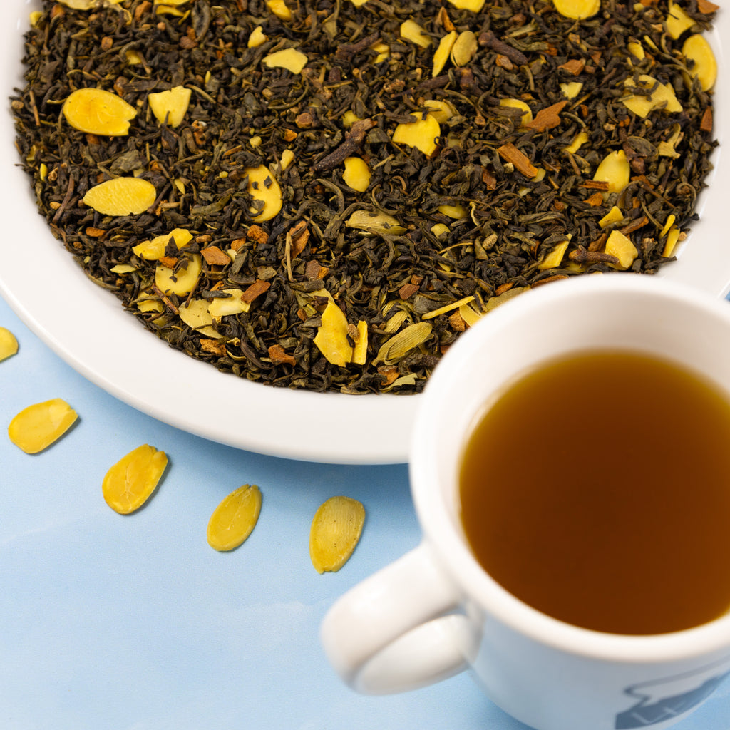 Green Spicy Chai Loose tea with ginger, cinnamon and cloves