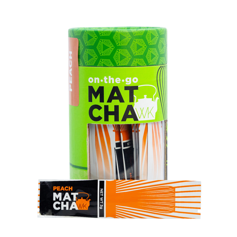 Peach Flavored Matcha - 3.5 Ounces Green Tea Powder